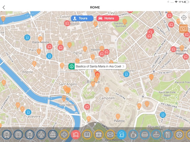 Rome City Map Printable