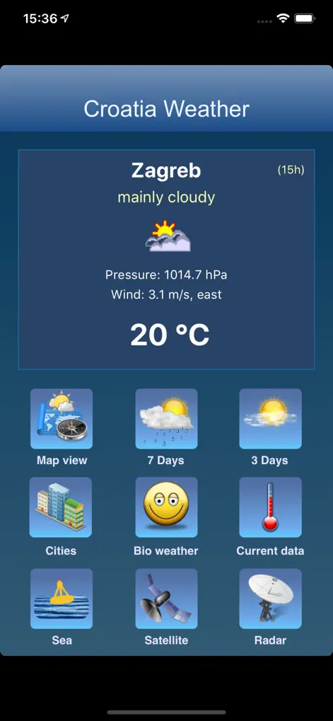 Croatia Weather - Weather App | MWM