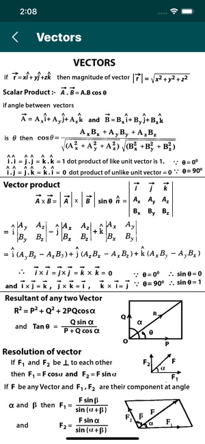 Physics Formula Sheet Grade 11