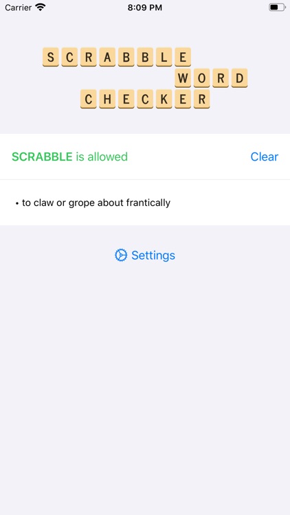 Word Checker for SCRABBLE by Boondoggle Labs Ltd