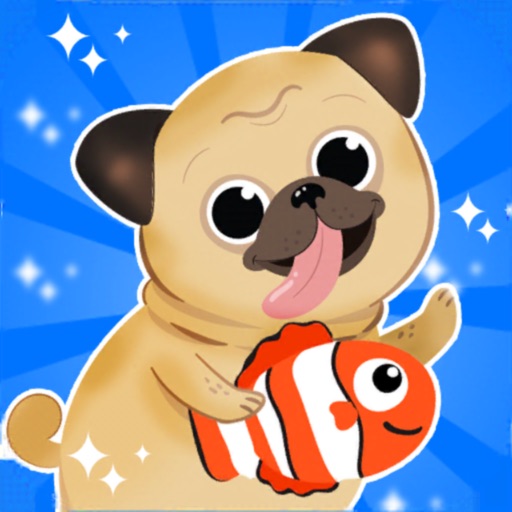 Puppy fishing - Funny pals by Emilia Eritsyan