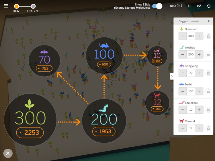 Populations and Resources Sim by Amplify Education, Inc.