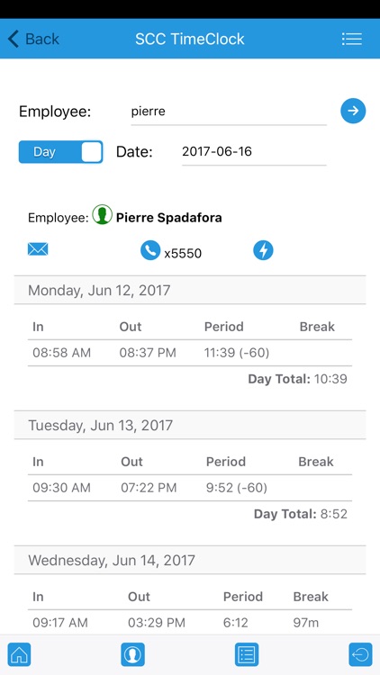 SCC Timeclock by Soft Computer Consultants, Inc