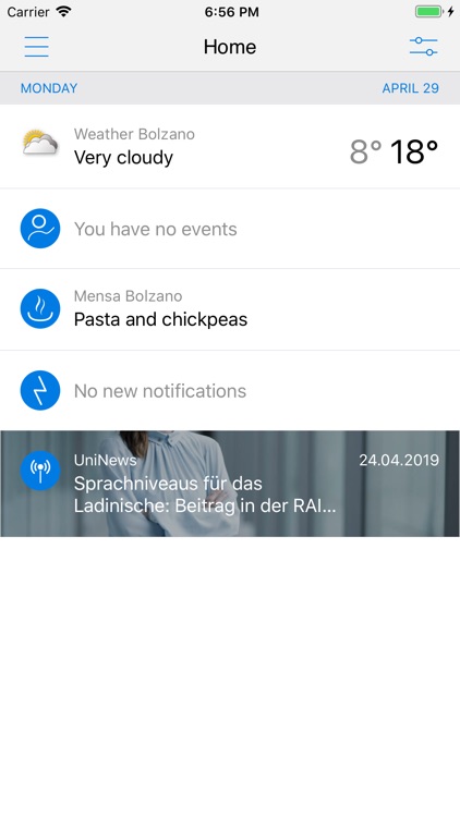 Cockpit Mobile by Scientific Network South Tyrol