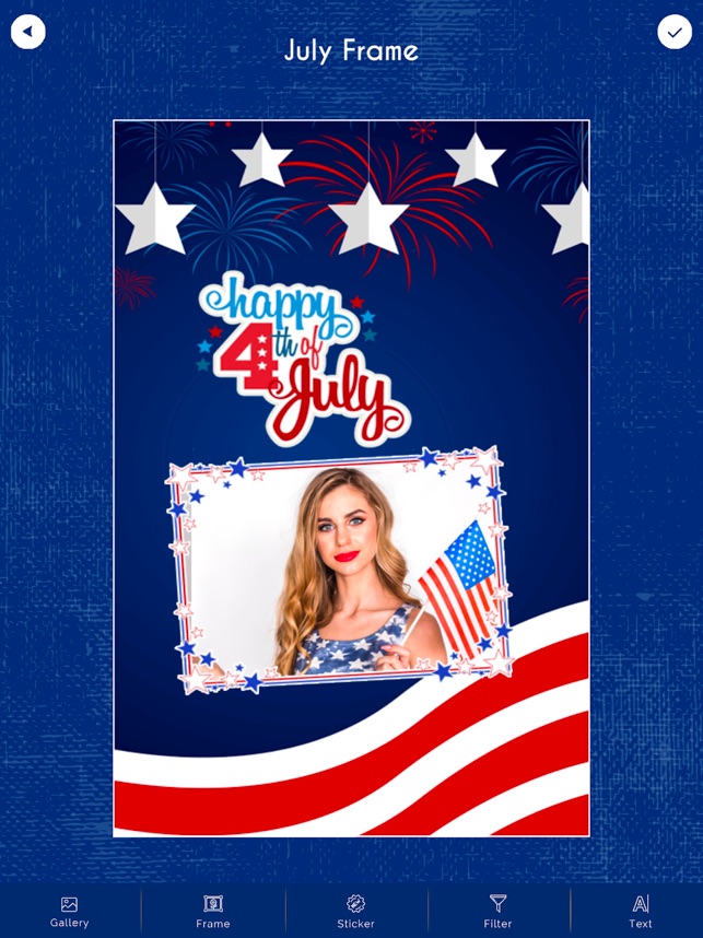 July 4th Frame