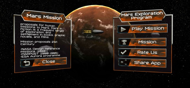 Application For Mars Mission
