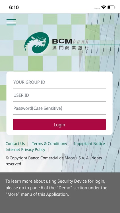 BCM eCorp Mobile Banking by BCM