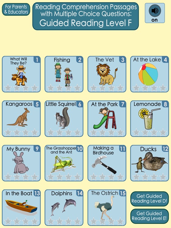 Guided Reading Level F: School by Anne Gardner