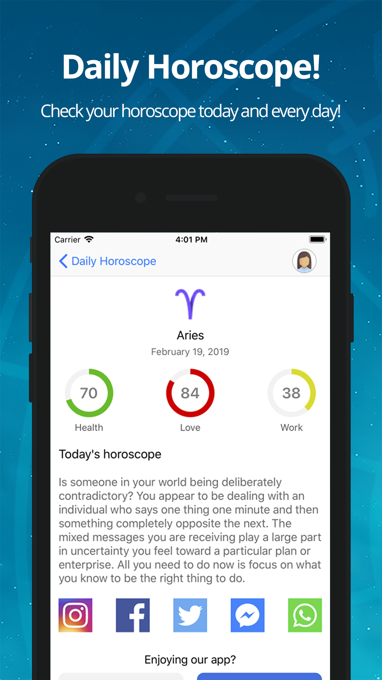 Daily Horoscope & Zodiac Signs iOS App Stats: Downloads, Users & Ranking in Apple Store ...