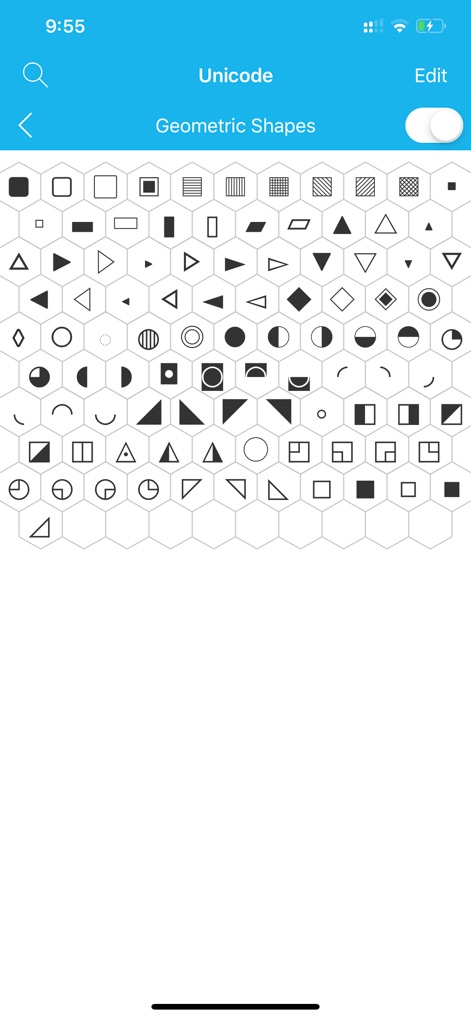 Unicode Map and Code Table - Reference App | MWM