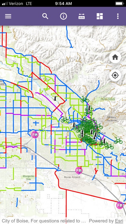 ACHD Bike Map by Ada County Highway District