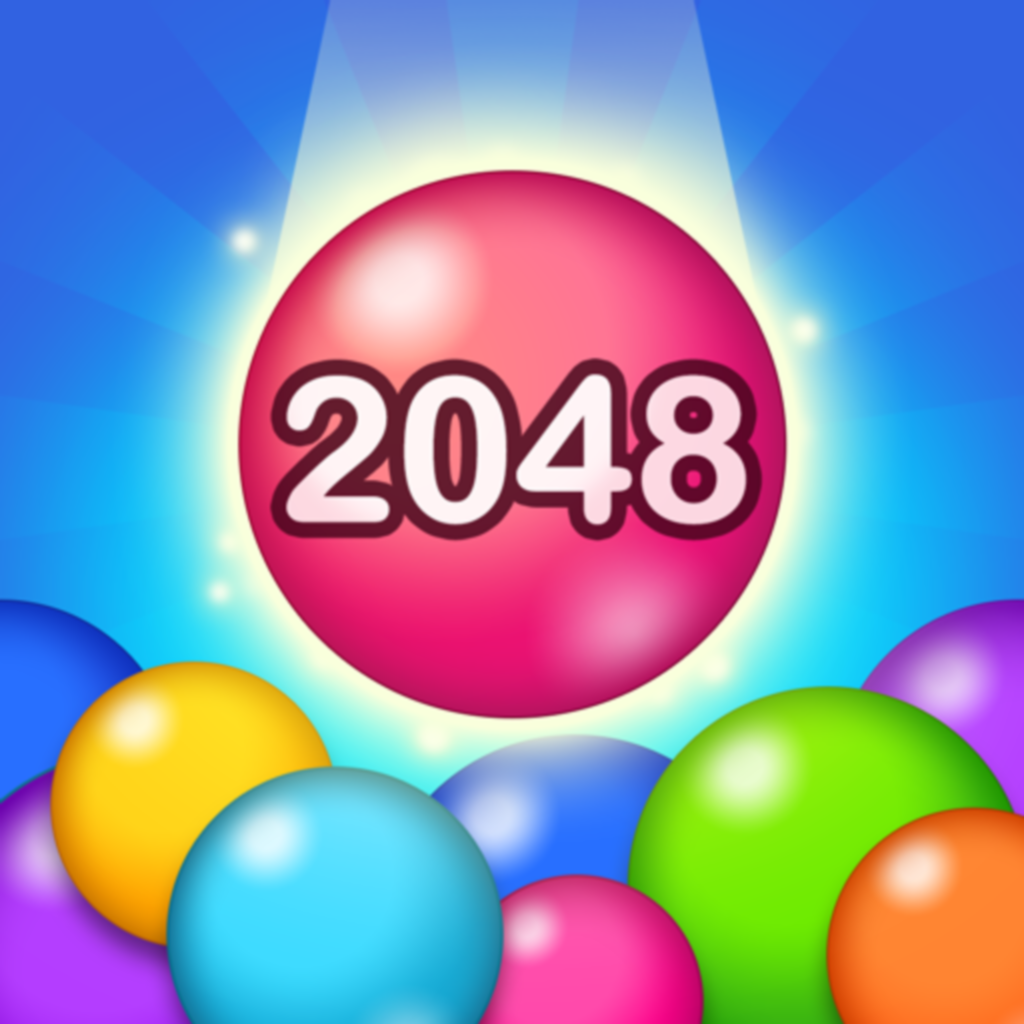 「2048 Merge Bubbles!」 - iPhoneアプリ | APPLION