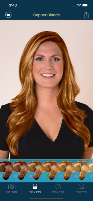 Copper Hair Color Chart