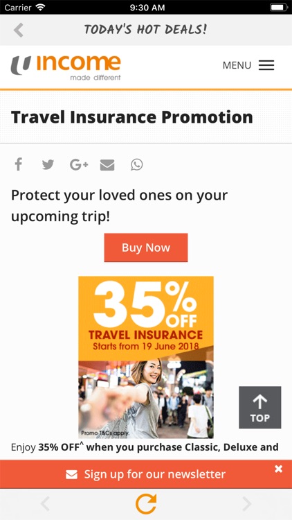 Orange Travel by NTUC Enterprise Co-operative Limited