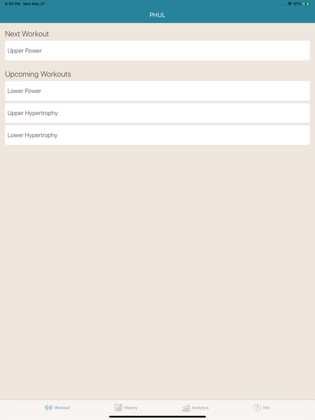 Phul Workout Excel | EOUA Blog