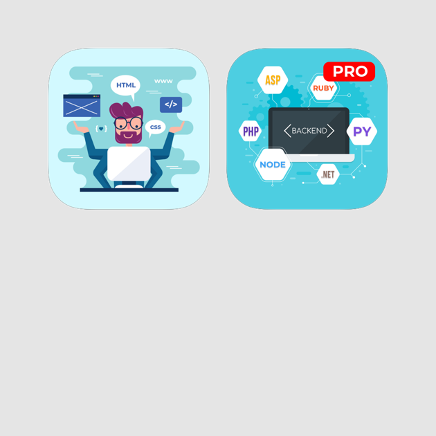 Learn Backend & Frontend Development (Bundle) on the App Store Learn Backend & Frontend Development (Bundle) on the App Store