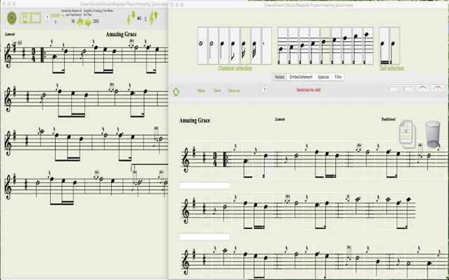 Amazing Grace Sheet Music Bagpipes