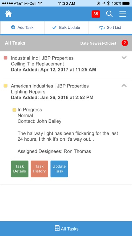 ETS Mobile Task Manager by Electronic Tenant® Solutions