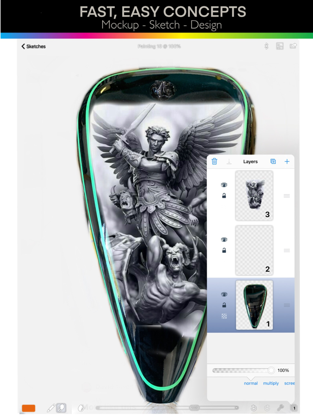 【iOS APP】Mock-up Art Draw Paint Sketch 藝術畫素描 – Dr.愛瘋 APP Navi