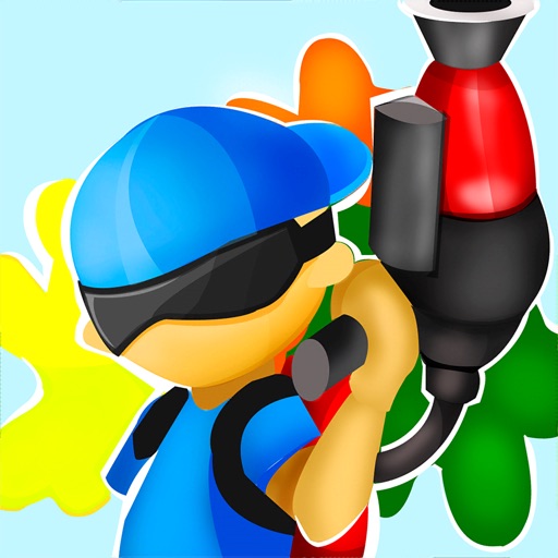 Paint Fight by Pavel Katsnelson