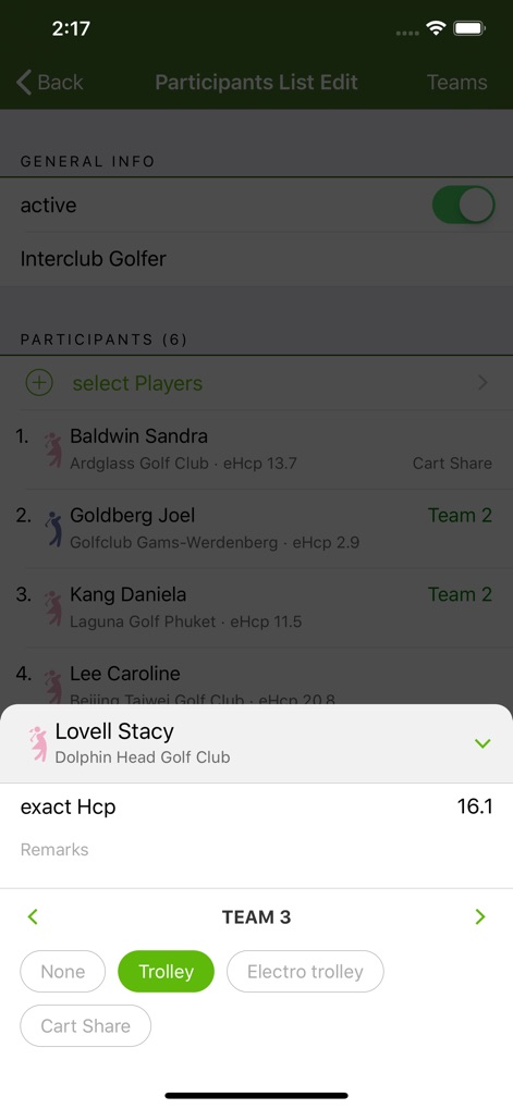 Golf Startlist Generator - Sports App | MWM