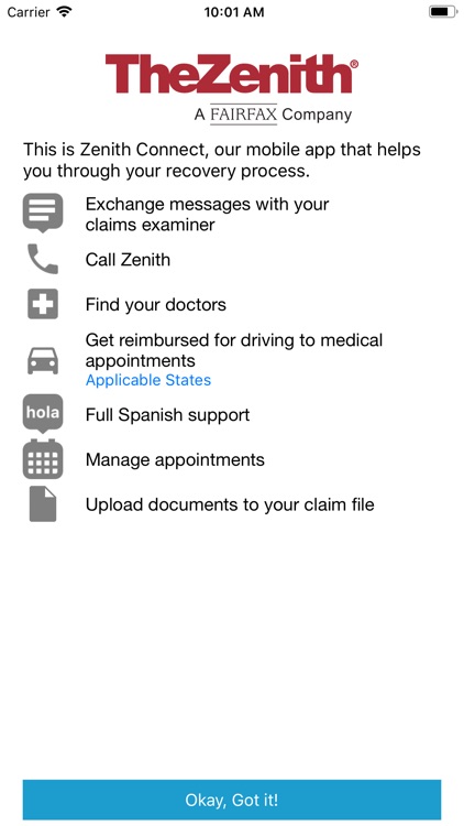 Zenith Connect by Zenith Insurance Company