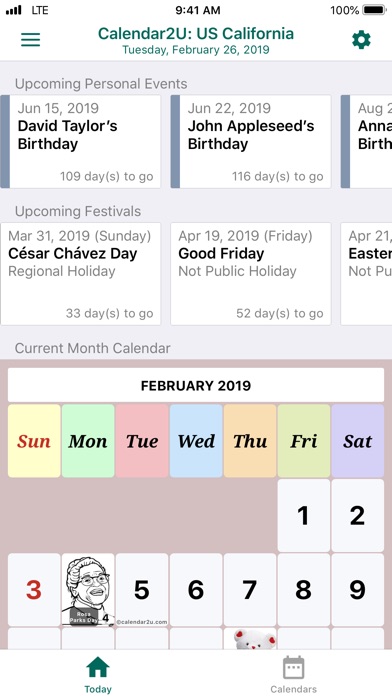 California Calendar 2020-2021 | Apps | 148Apps