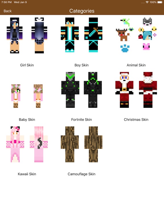 App Shopper: Skin Packs for Minecraft PE (Utilities)