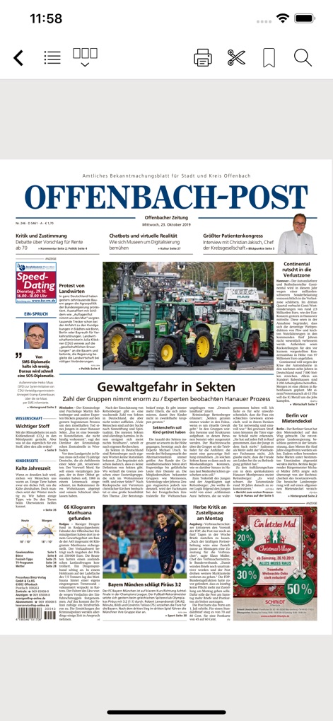 Offenbach-Post E-Paper - News App | MWM