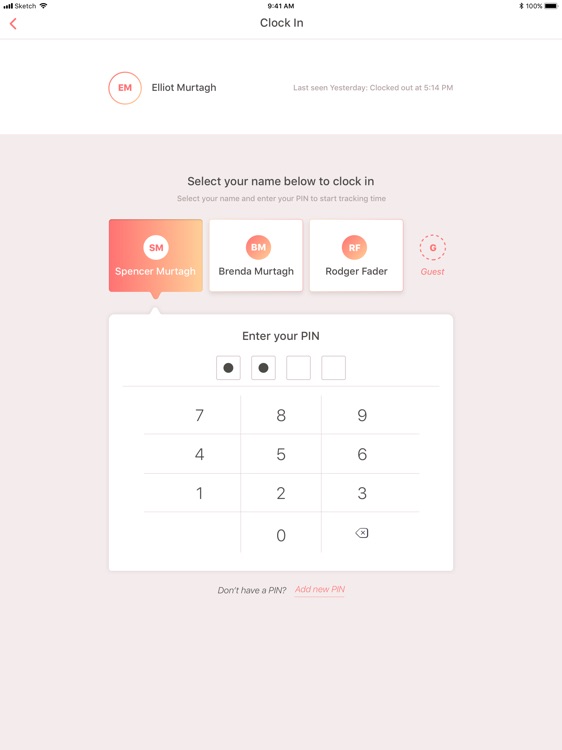 Child Care Sign In/Out App by daniel mcgee
