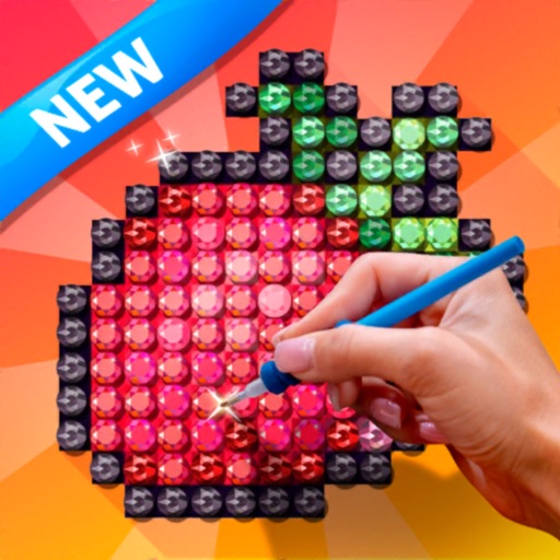 Diamond Painting Pixel Color by One Up Games Studio