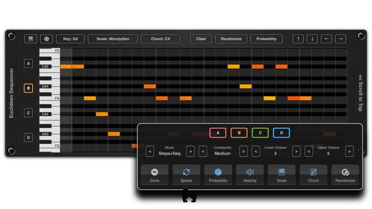 Euclidean AUv3 Sequencer by 4Pockets.com
