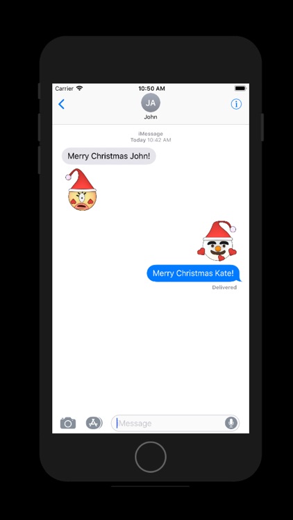 Xmas Emoji - Holiday Stickers by Peter Pau