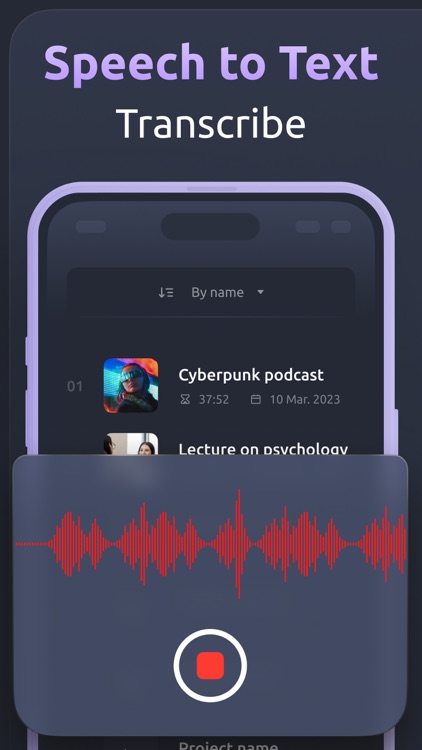 Transcribe. Voice to text AI. by Alexey Timokhin