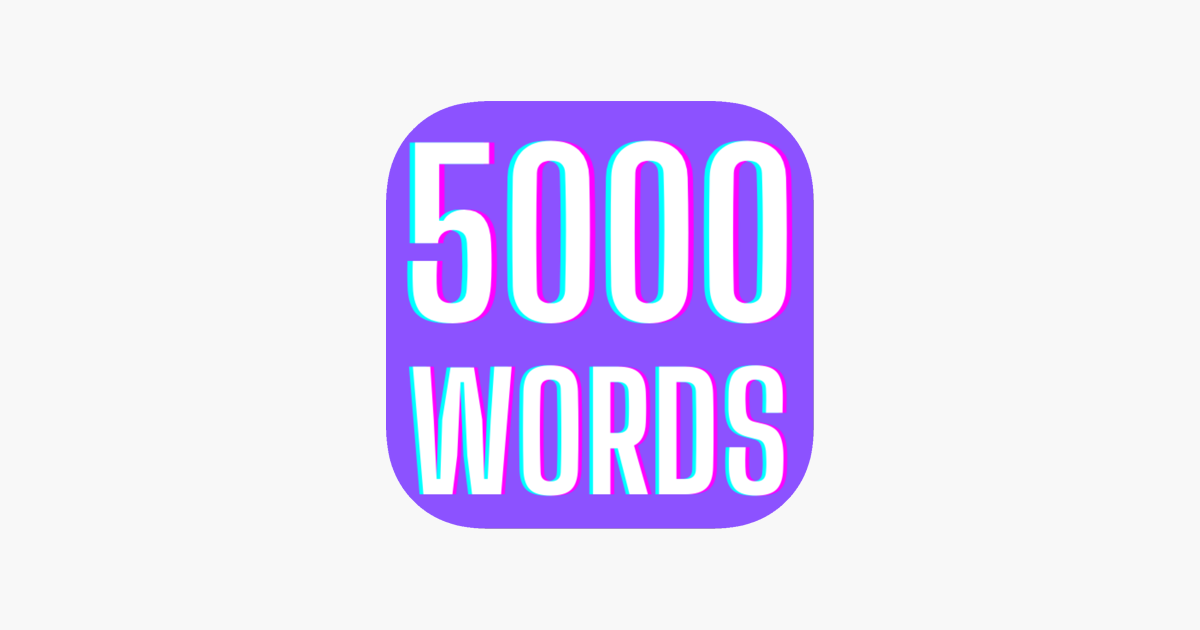 5000 Most Common English Words on the App Store 5000 Most Common English Words on the App Store