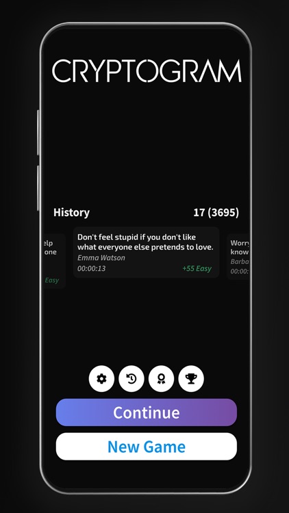Cryptogram - Word Puzzle Game by Berkay Saglam Cryptogram - Word Puzzle Game by Berkay Saglam