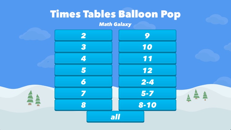 Times Tables Balloon Pop by Math Galaxy