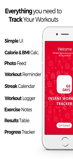 Insanity Fitness And Measurement Tracker
