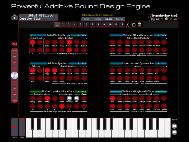Synclavier Go! V1.3 para iPad soporta AUv3 y carga samples