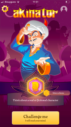 Akinator for iPhone - APP DOWNLOAD
