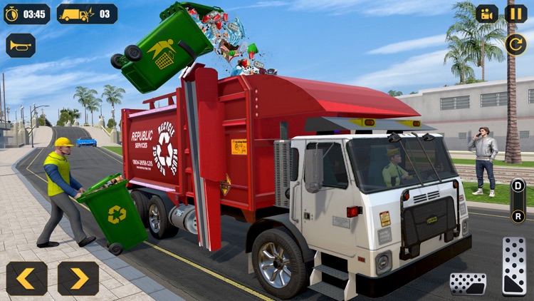 Trash Dump Truck Driver by Squad Cell Trash Dump Truck Driver by Squad Cell