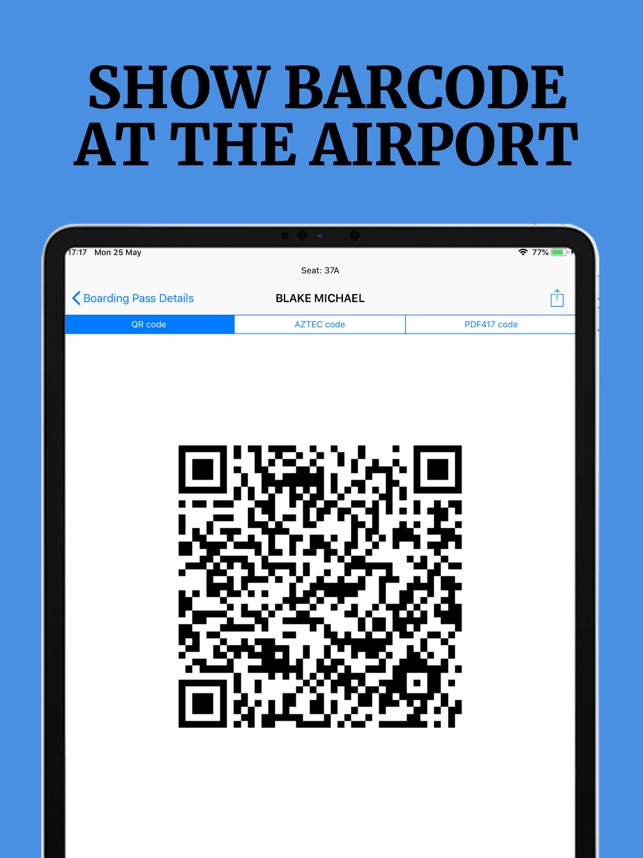 Boarding Pass Barcode
