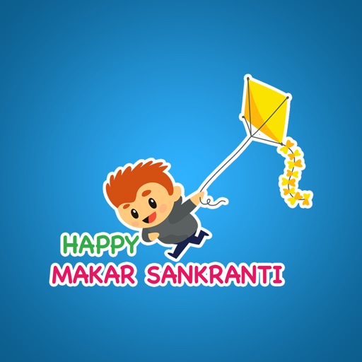 Makar Sankranti Stickers by Dave Deep