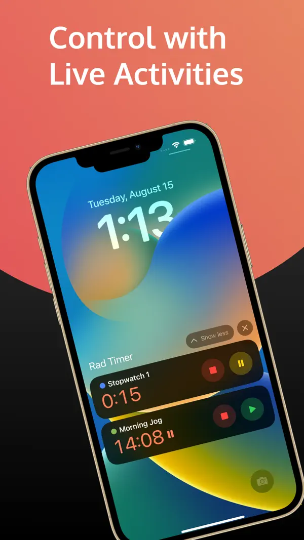 Rad Timer • Multiple Custom Timers & Widgets