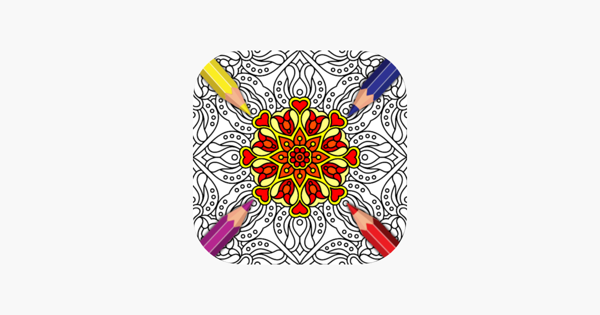 ‎Mandala Color by Number Book on the App Store