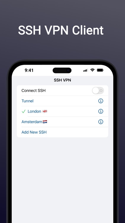 SSH VPN - Client for SSH by Hexa Software SSH VPN - Client for SSH by Hexa Software