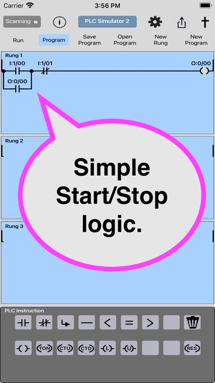 PLC Simulator 2, Ladder Logic by David White