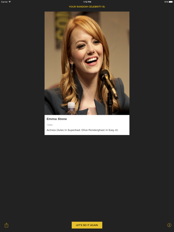 Random Celebrity Generator | App Price Drops