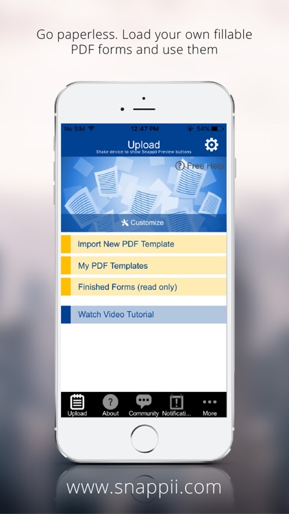 Instant Mobile Forms App by Snappii