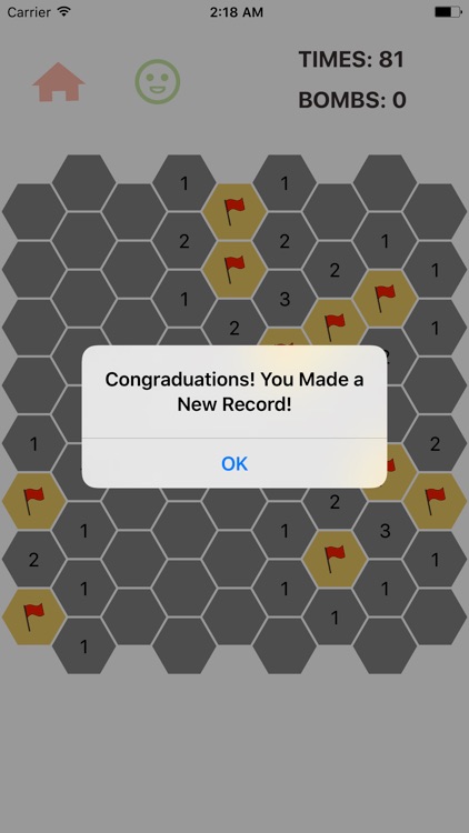 Hex Bomb Sweeper by Qian Fang